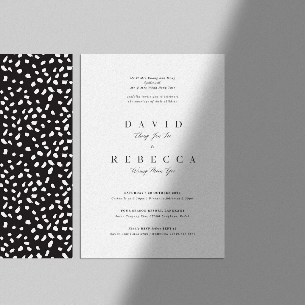 The Simplicity Invitation Card - The Paperpapers - Wedding Invitation ...