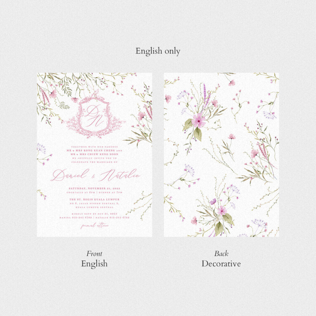 Pink Delight Invitation Card - The Paperpapers - Wedding Invitation ...